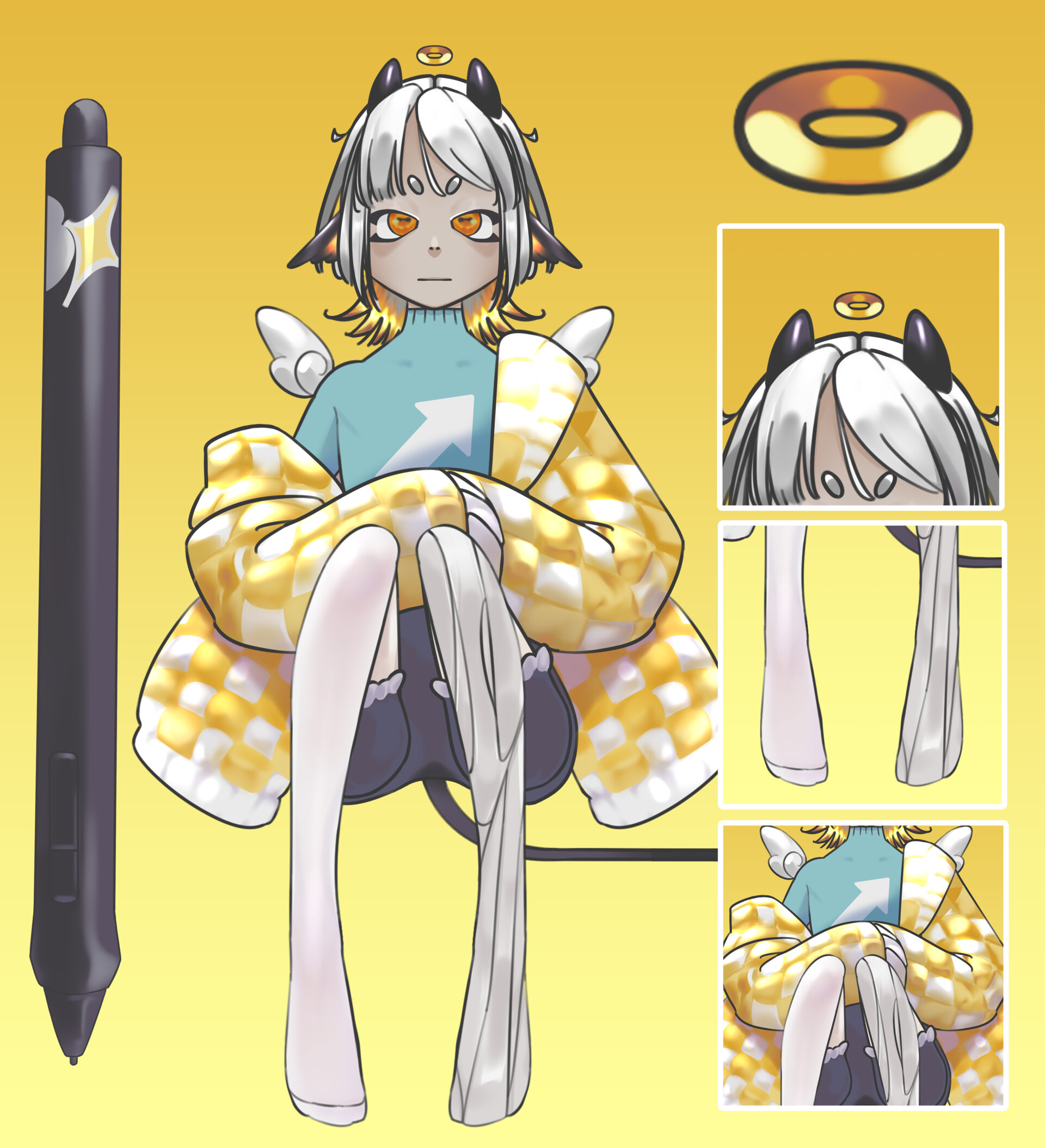 ArtStation - Face-Rigged 2D character with realistic shading