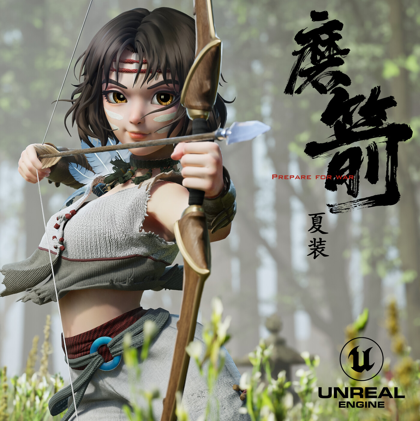 ArtStation - Prepare for war-Summer wear 《磨箭-夏装》