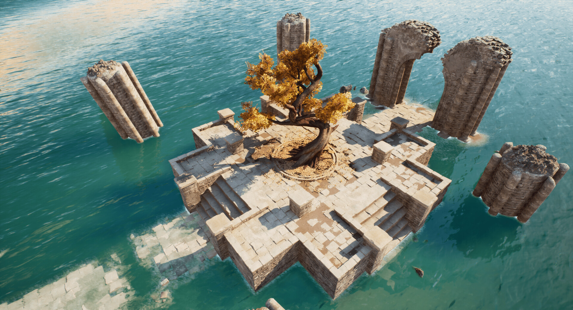 ArtStation - Top Down Ruins