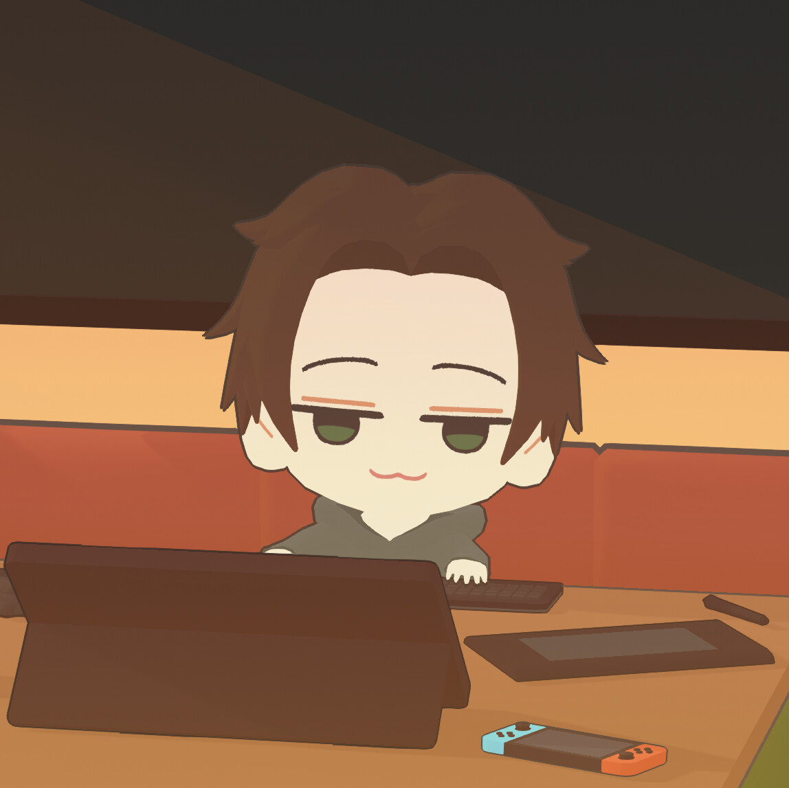 ArtStation - Virtual Stream Studio: Stylized Chibi Room