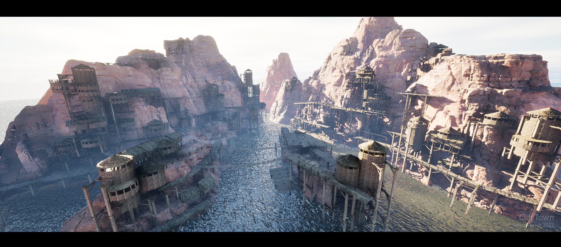 ArtStation - Clifftown Day