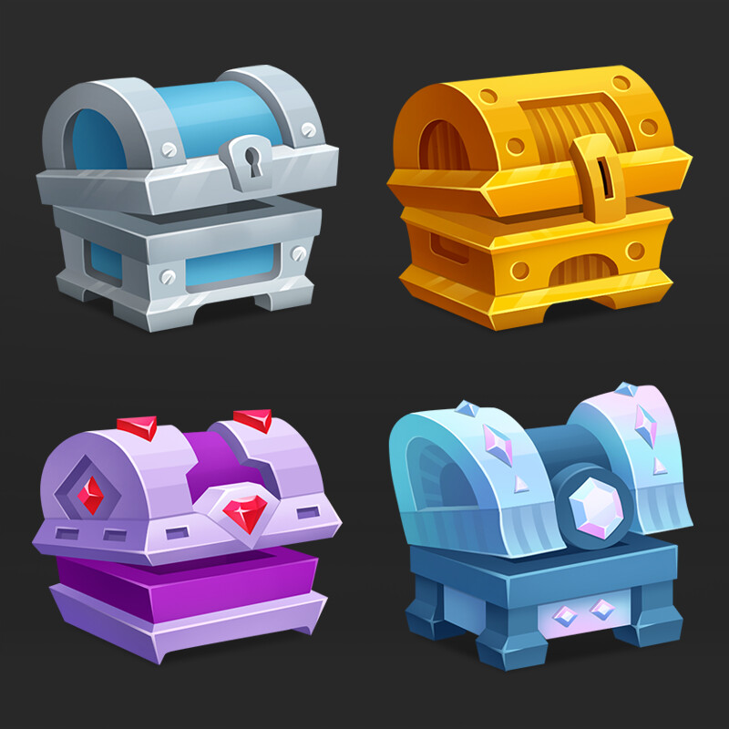 ArtStation - Chest set