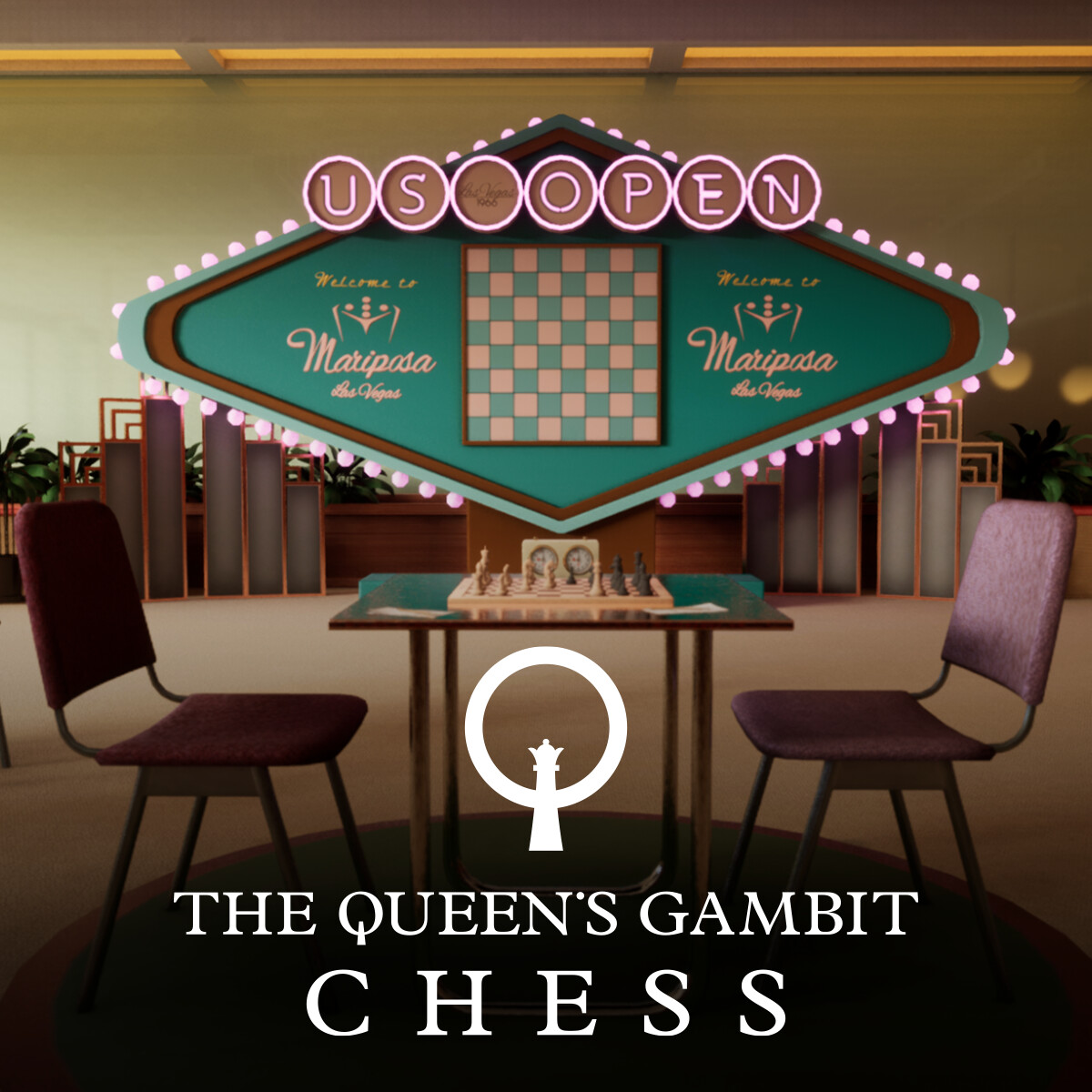 ArtStation - The Queen's Gambit Chess: Vegas Environment Deep Dive