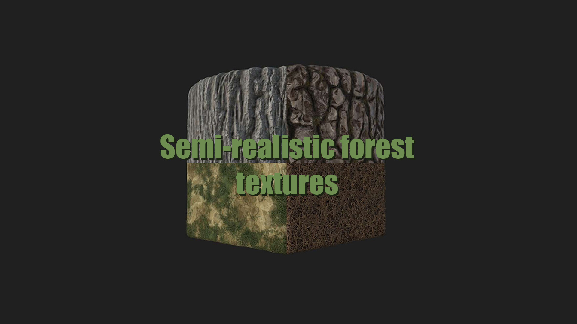 ArtStation - Semi-realistic forest textures
