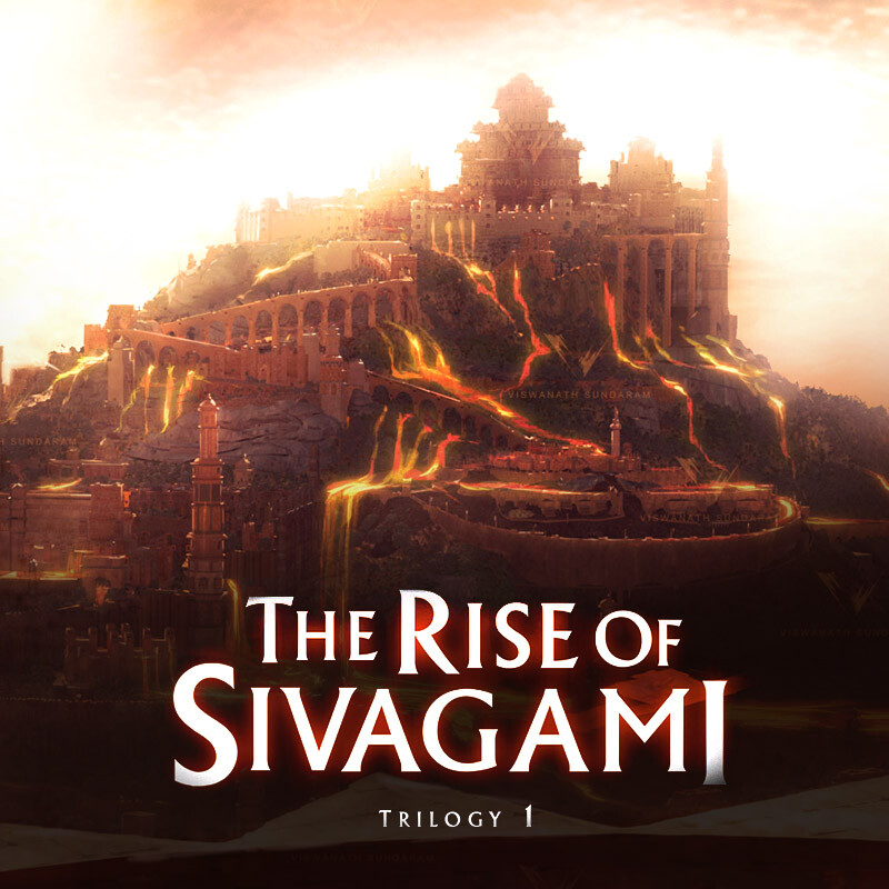 ArtStation - RISE OF SIVAGAMI NOVEL COVERPAGE DESIGN