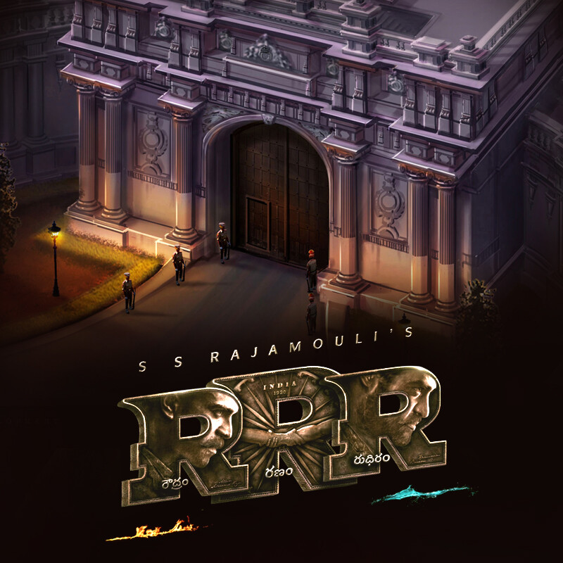 ArtStation - RRR [INTERVAL & TITLE scene]