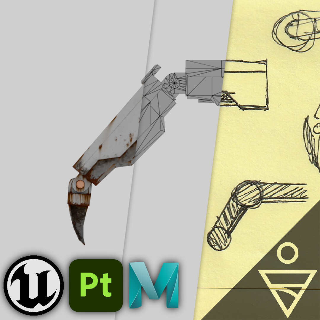 ArtStation - Crab Robot Leg