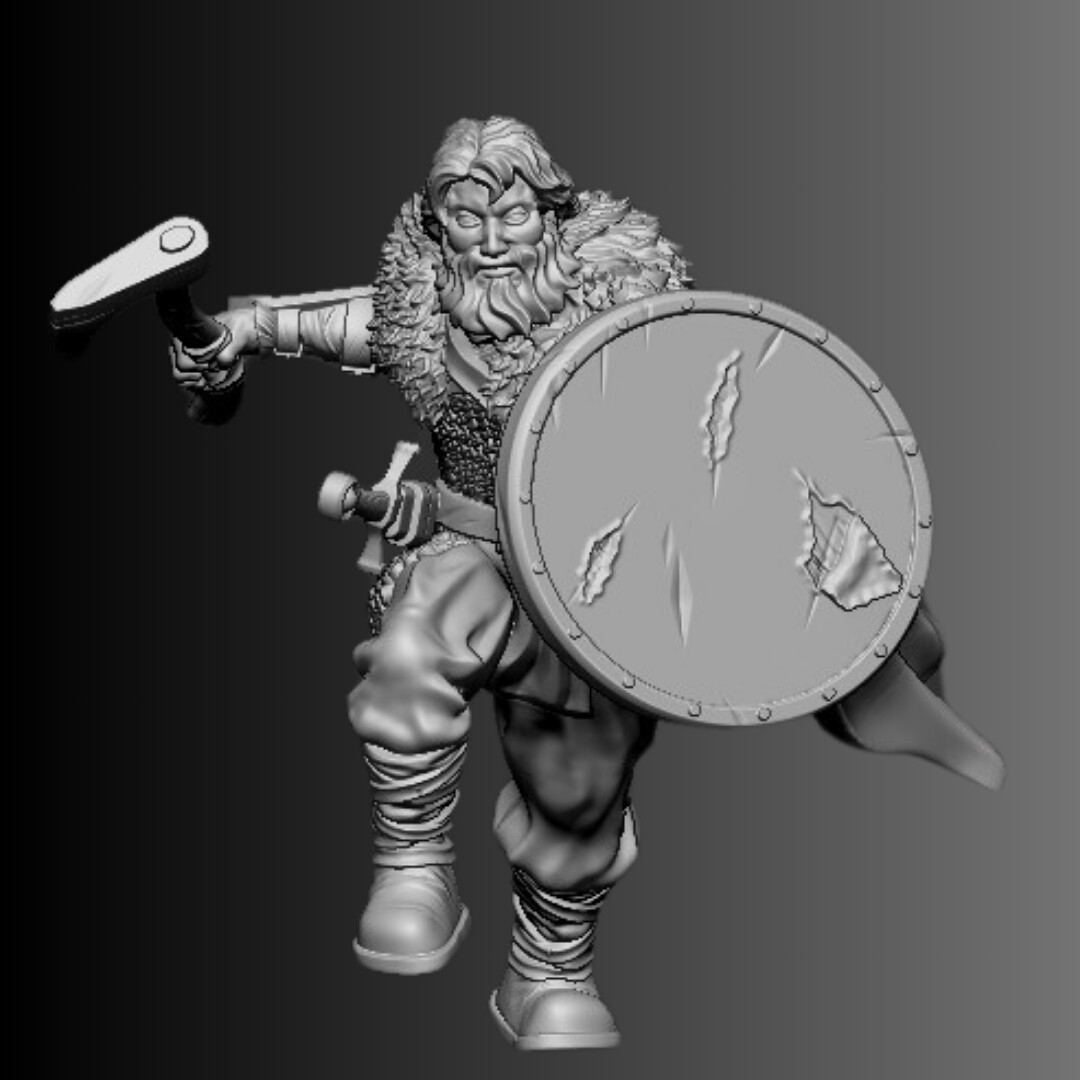 ArtStation - Miniature - Viking
