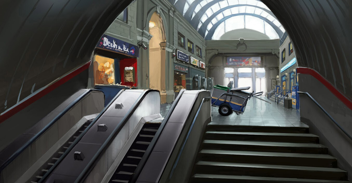 ArtStation - Subway Entrance