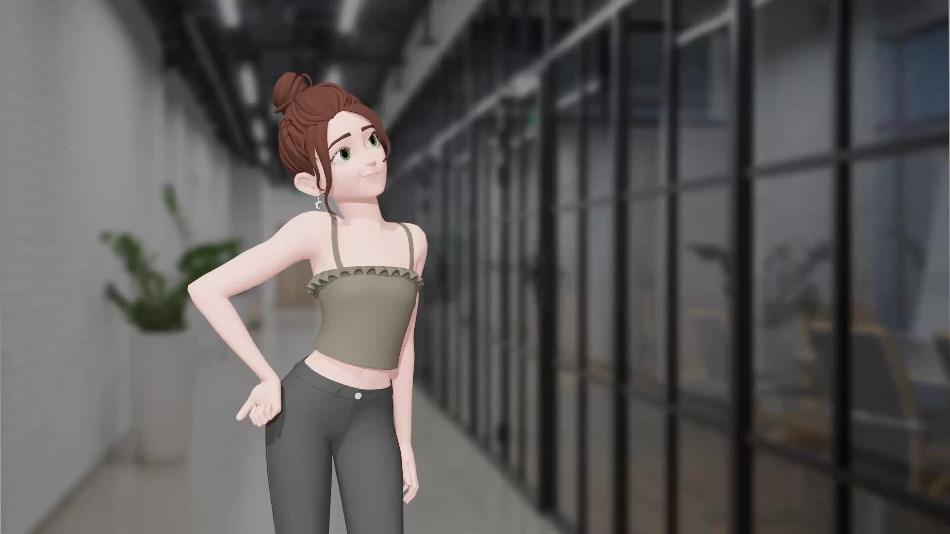 ArtStation - Panicking Girl Dialogue Performance