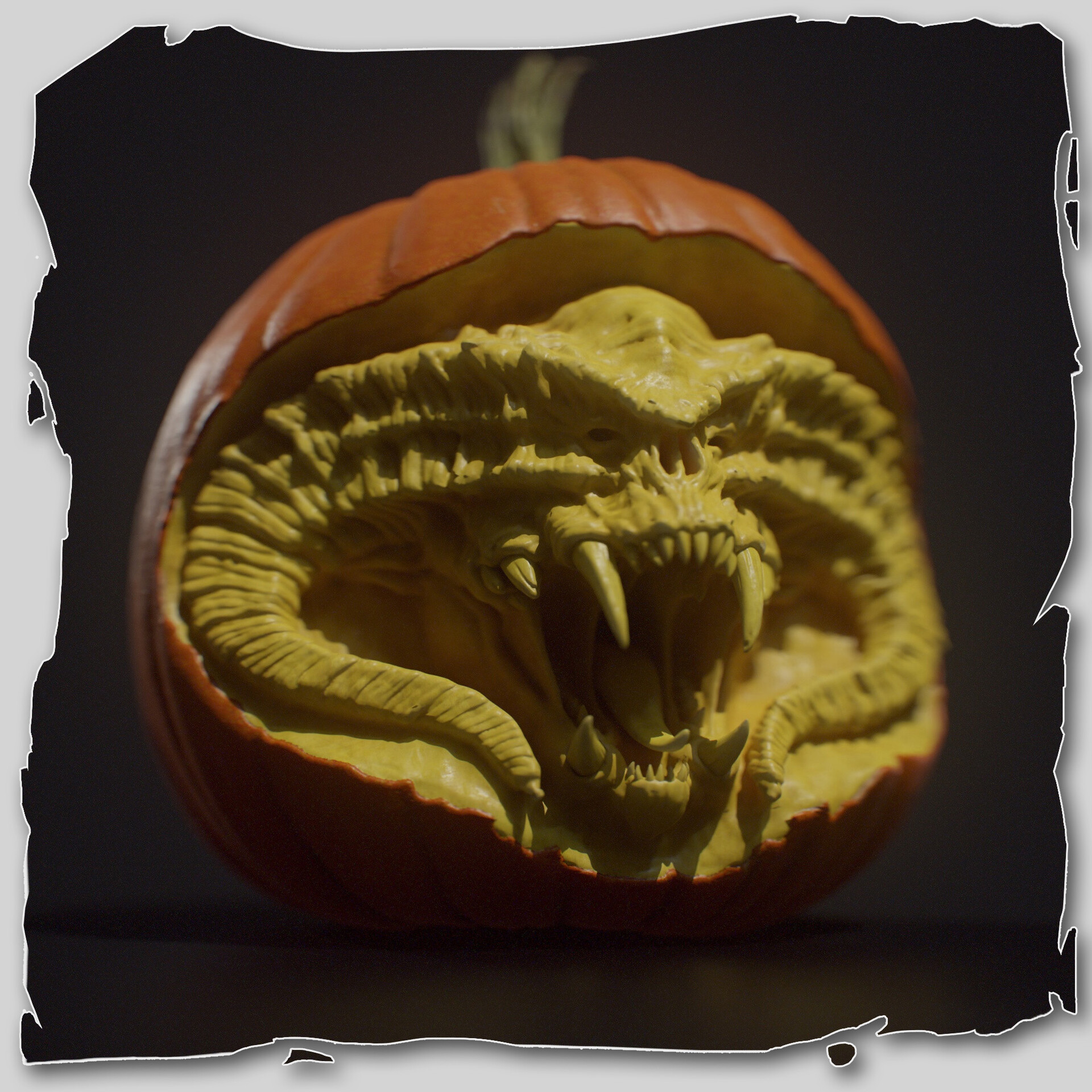 ArtStation - Balrog pumpkin
