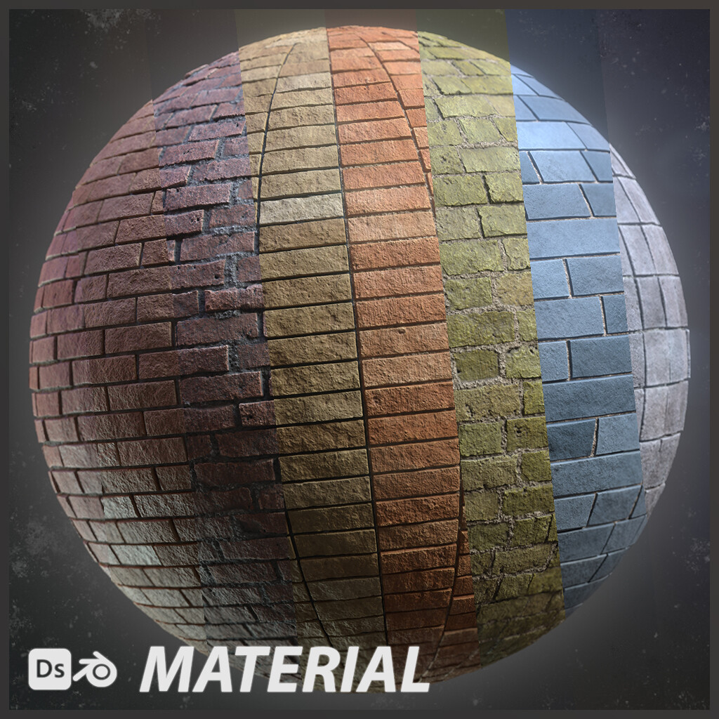 ArtStation - Brick Generator 001 Material For Substance 3D Designer and Substance 3D Painter