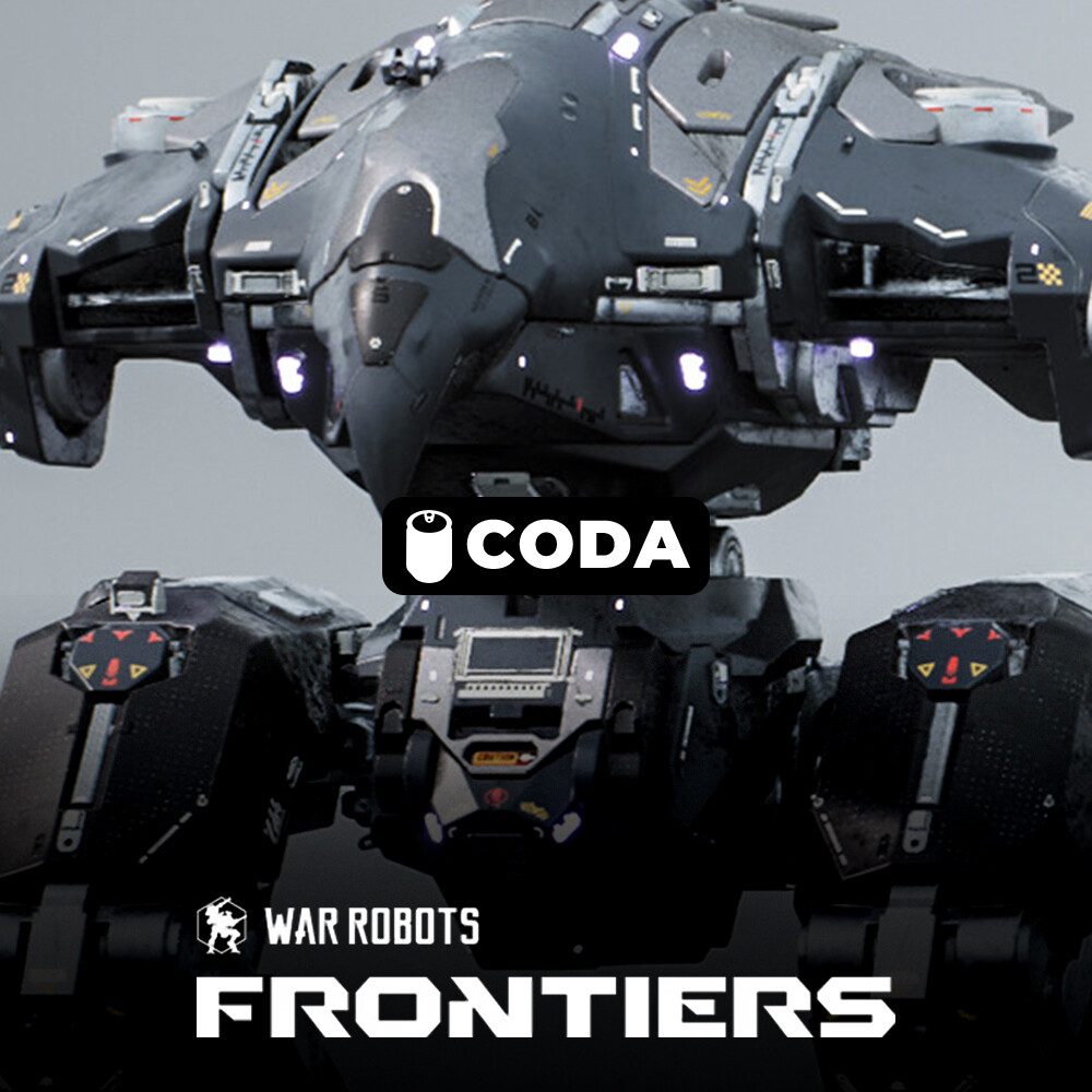 CODA Sci-Fi Art - RAVEN for the game "WAR ROBOTS FRONTIERS"