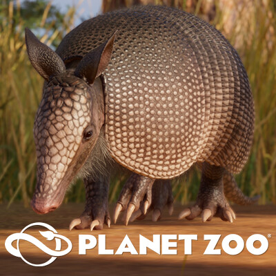 ArtStation - Nine-Banded Armadillo - Planet Zoo