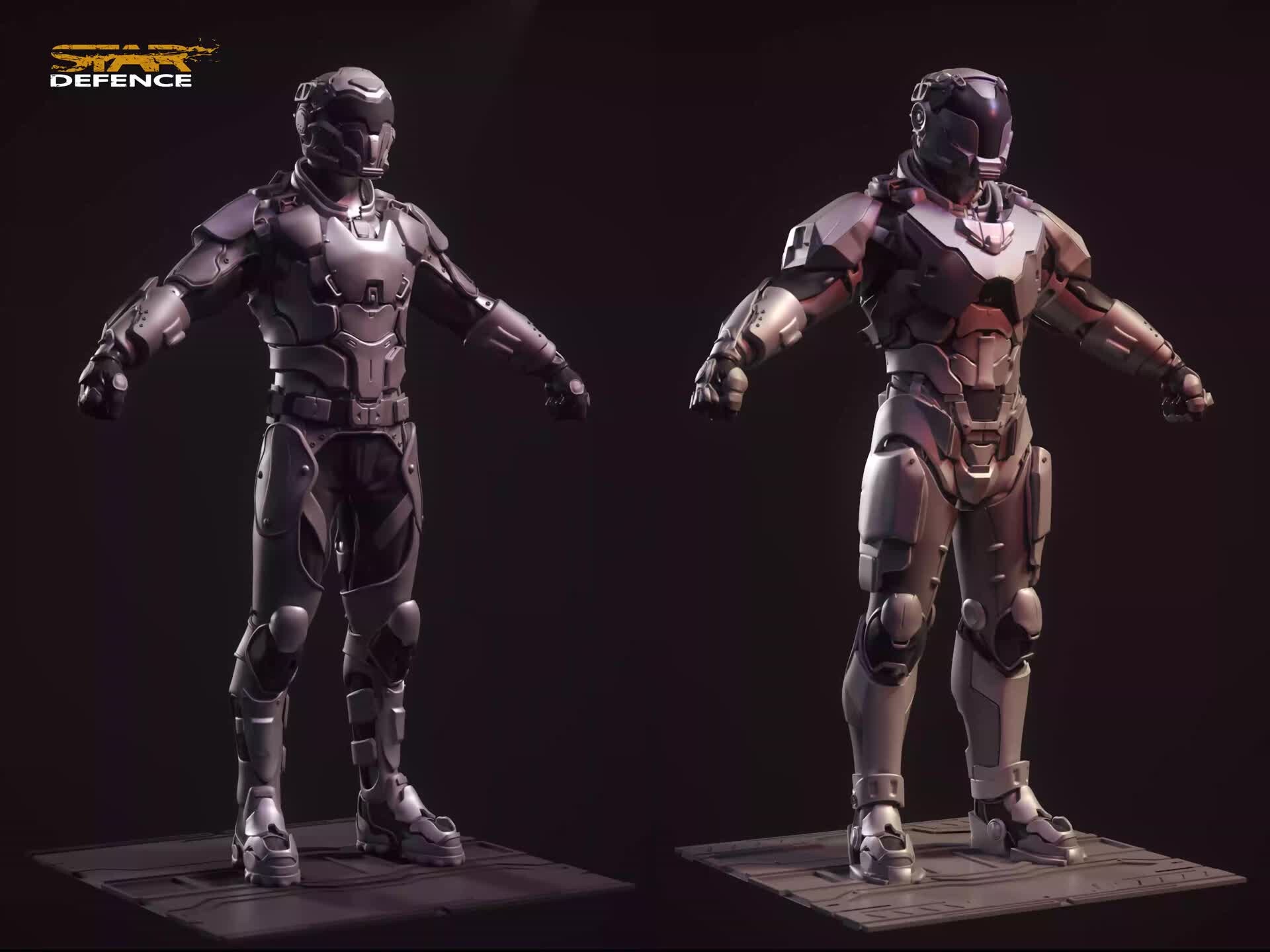 ArtStation - Character model Star Defence