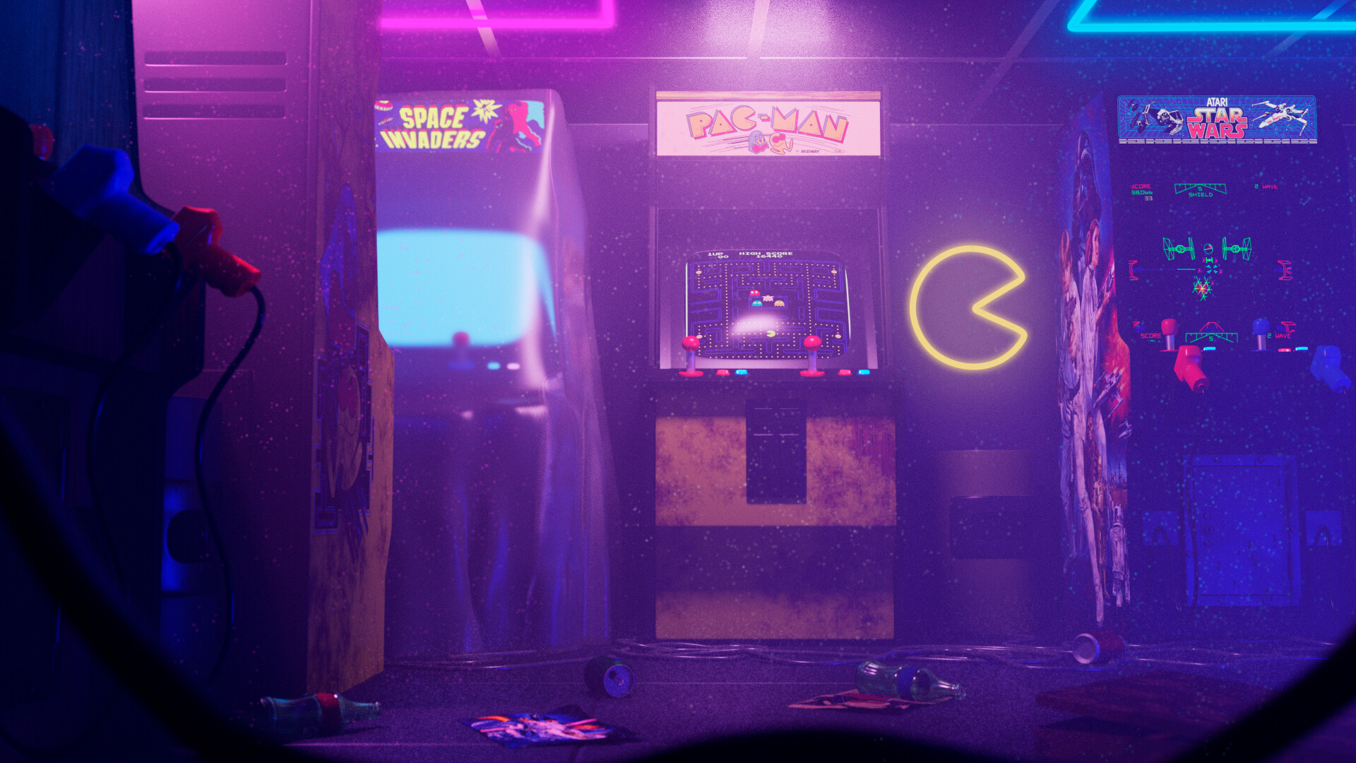 ArtStation - Abandoned Arcade 🕹️