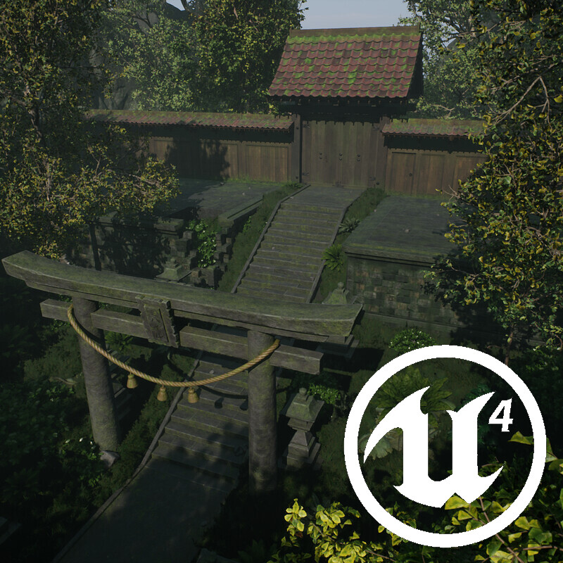 ArtStation - Monk Path - Unreal Engine 4.27
