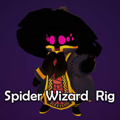 ArtStation - Spider Wizard Rig