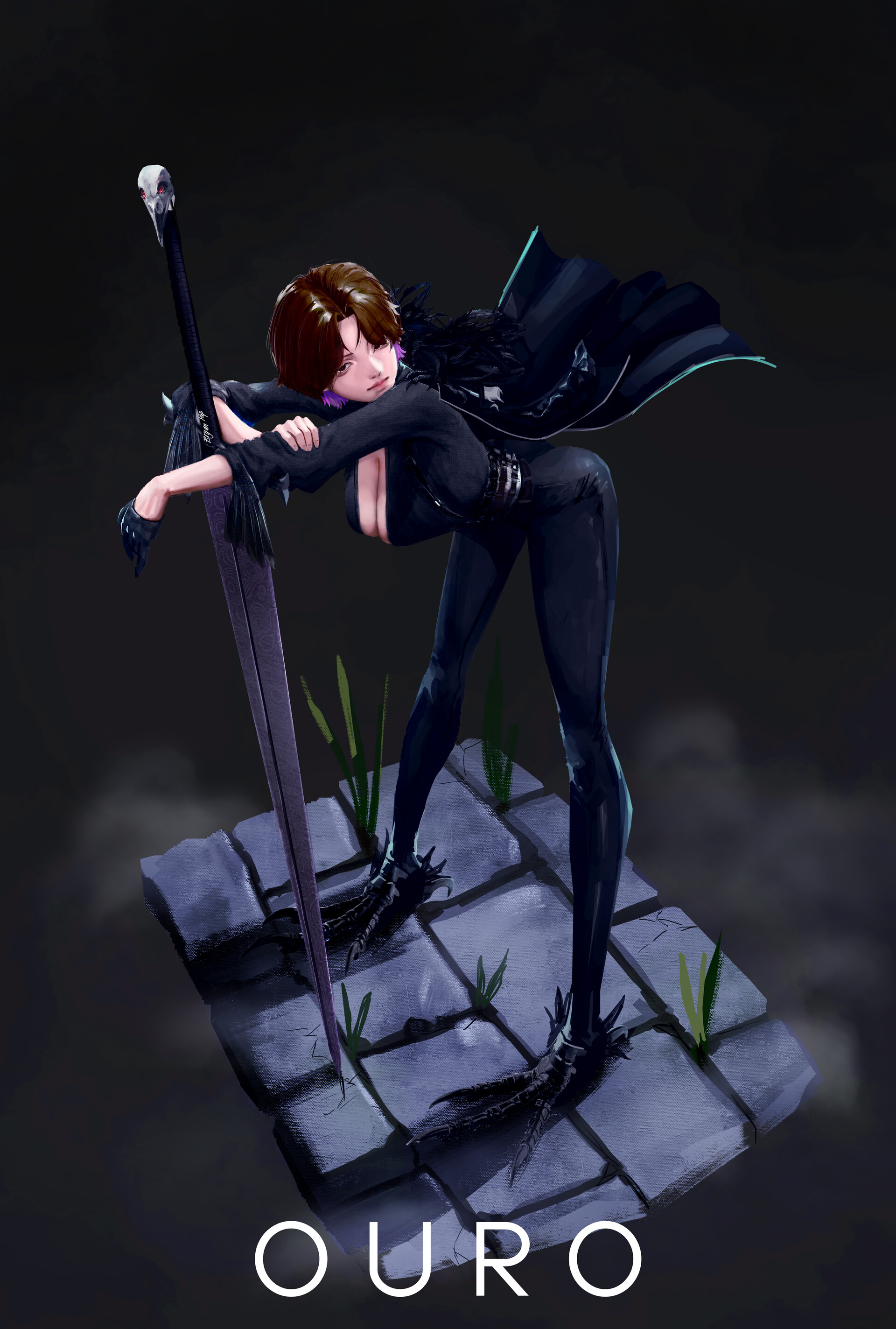 ArtStation - Laura, The Killer Raven, Assassin class