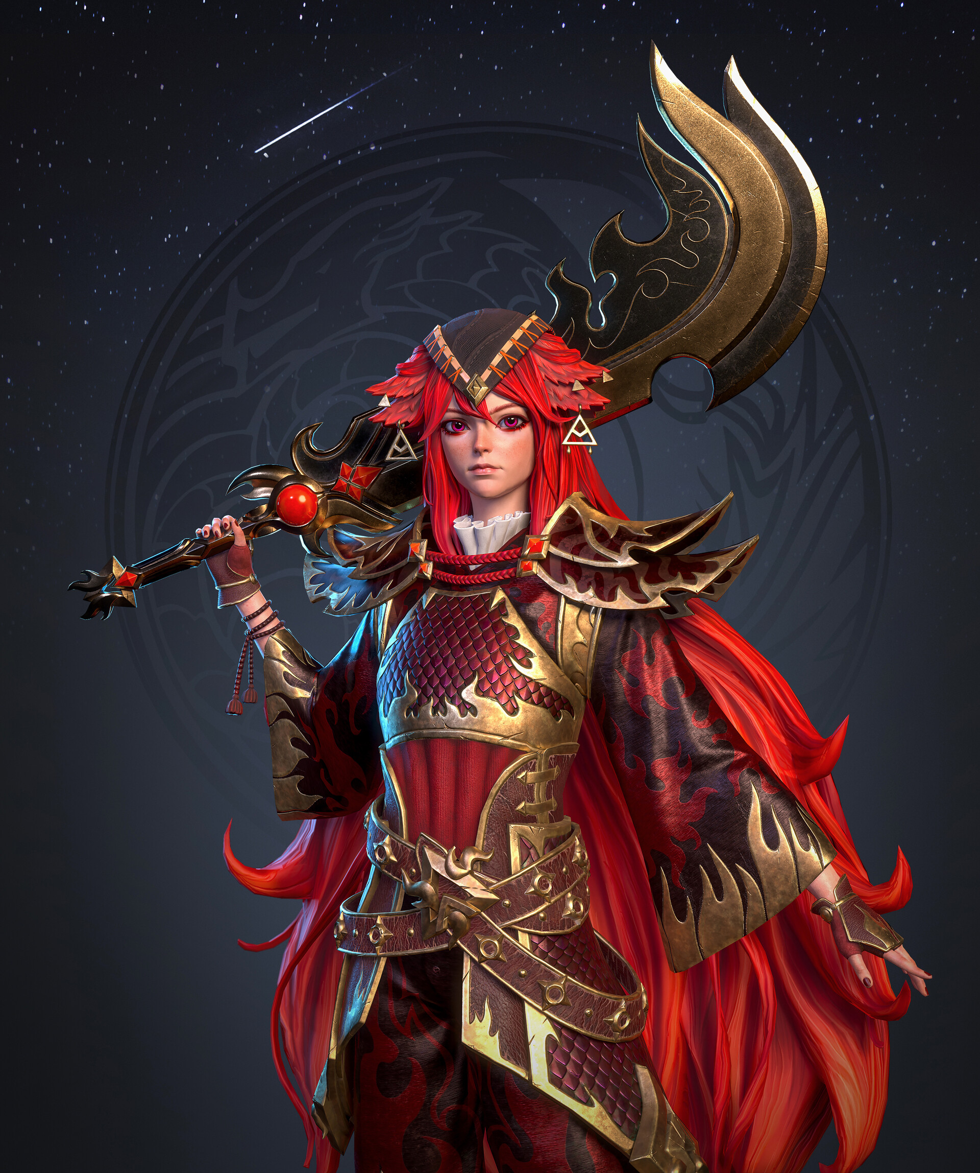 ArtStation - Adrien (Genshin inspired character)