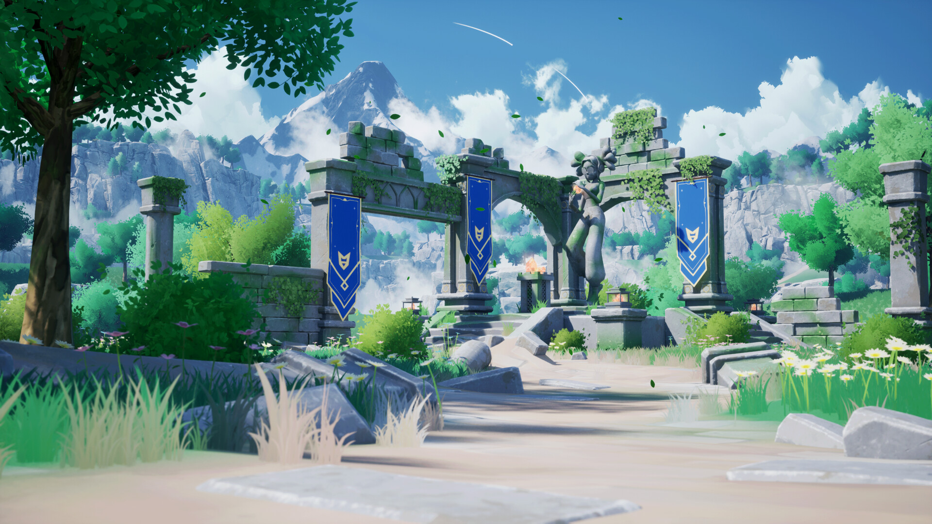 ArtStation - 风格化遗迹-Stylized ruins