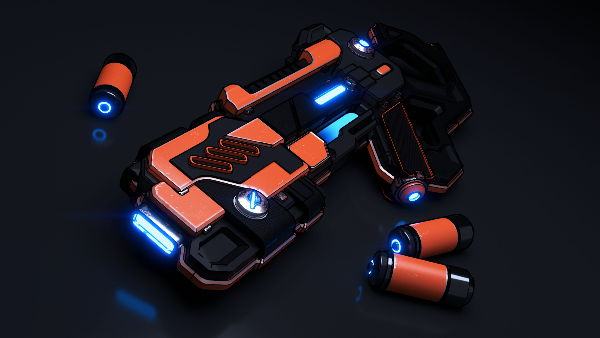 ArtStation - Pulse Splitter - Weapon concept art