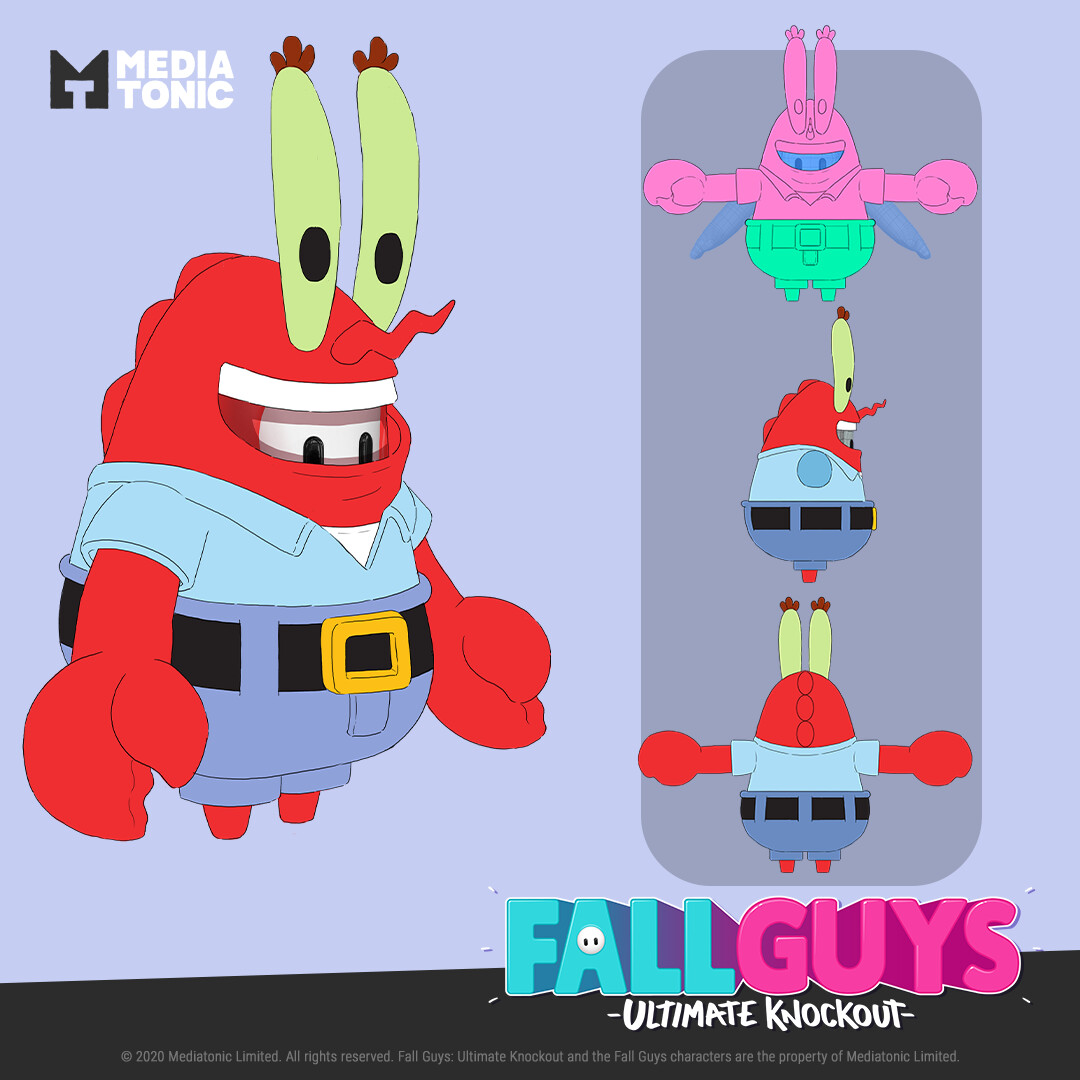ArtStation - Fall Guys: Mr Krabs