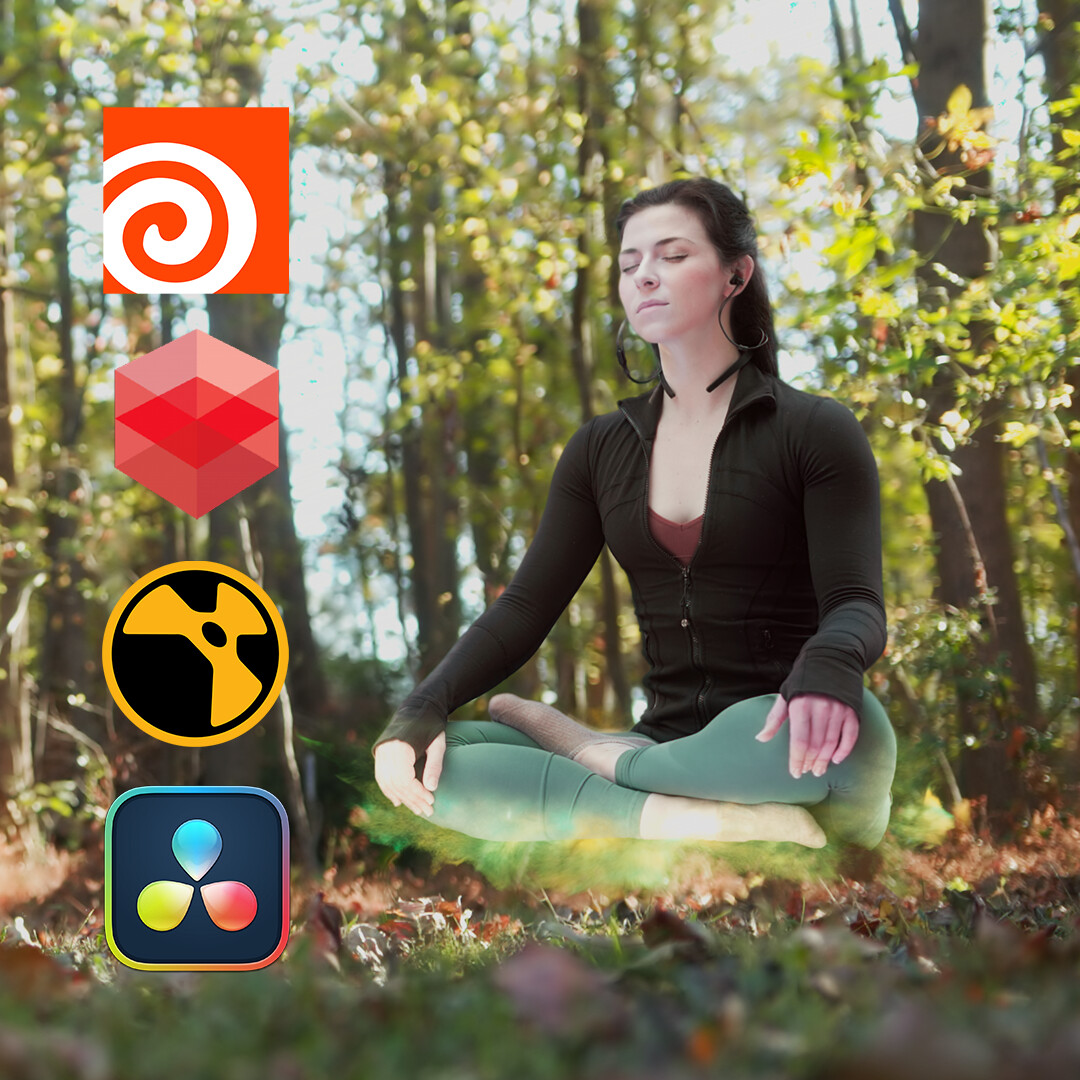 ArtStation - Levitating Girl (HOUDINI + NUKE)