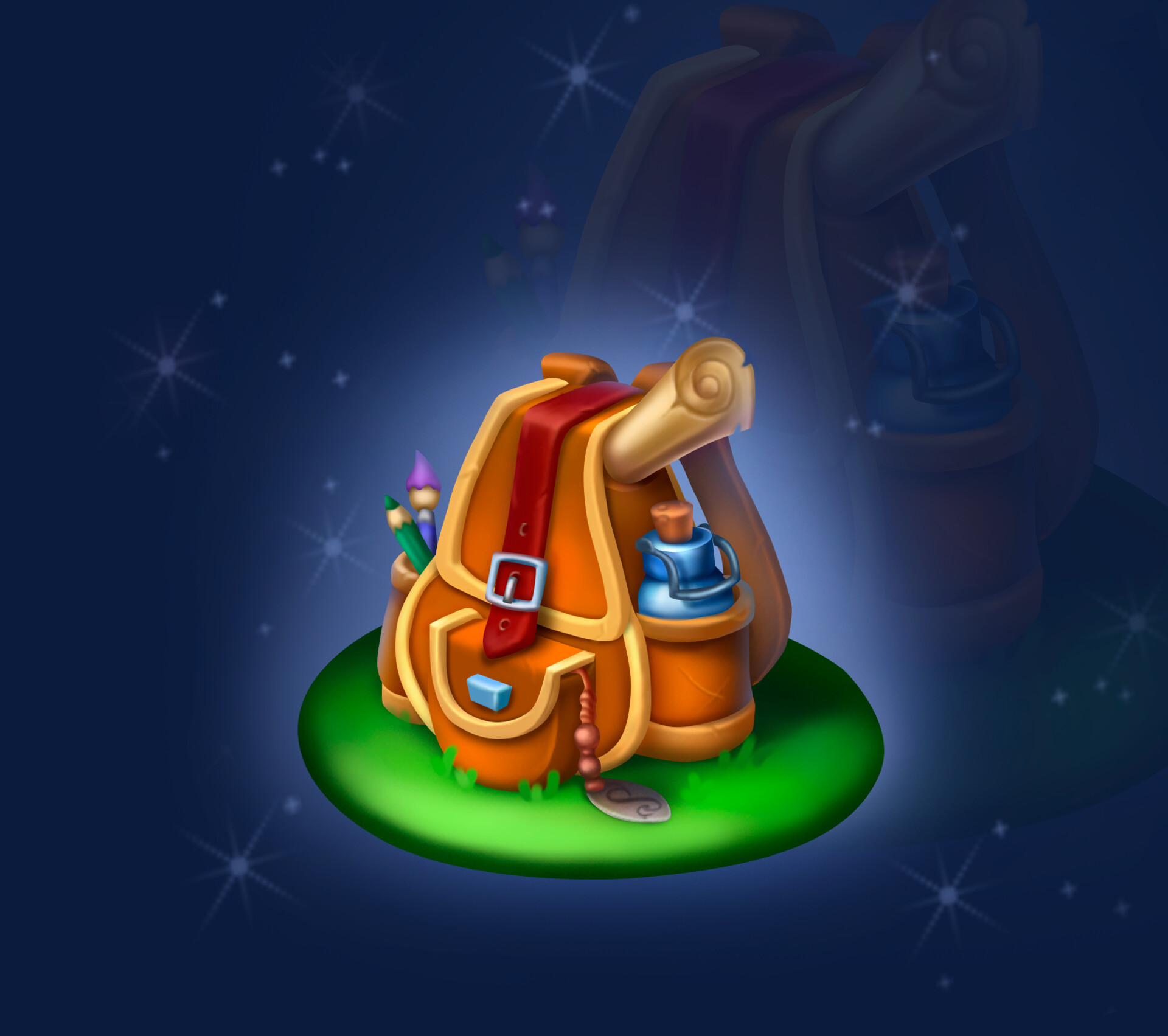 ArtStation - Backpack casual style