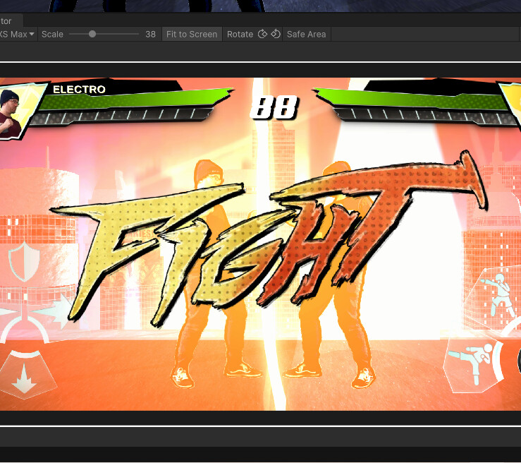 ArtStation - UFight - UI vfx and Gameflow integration