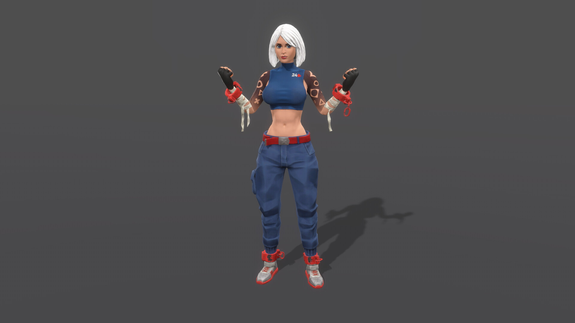 ArtStation - Kate. Stylized 3D game character