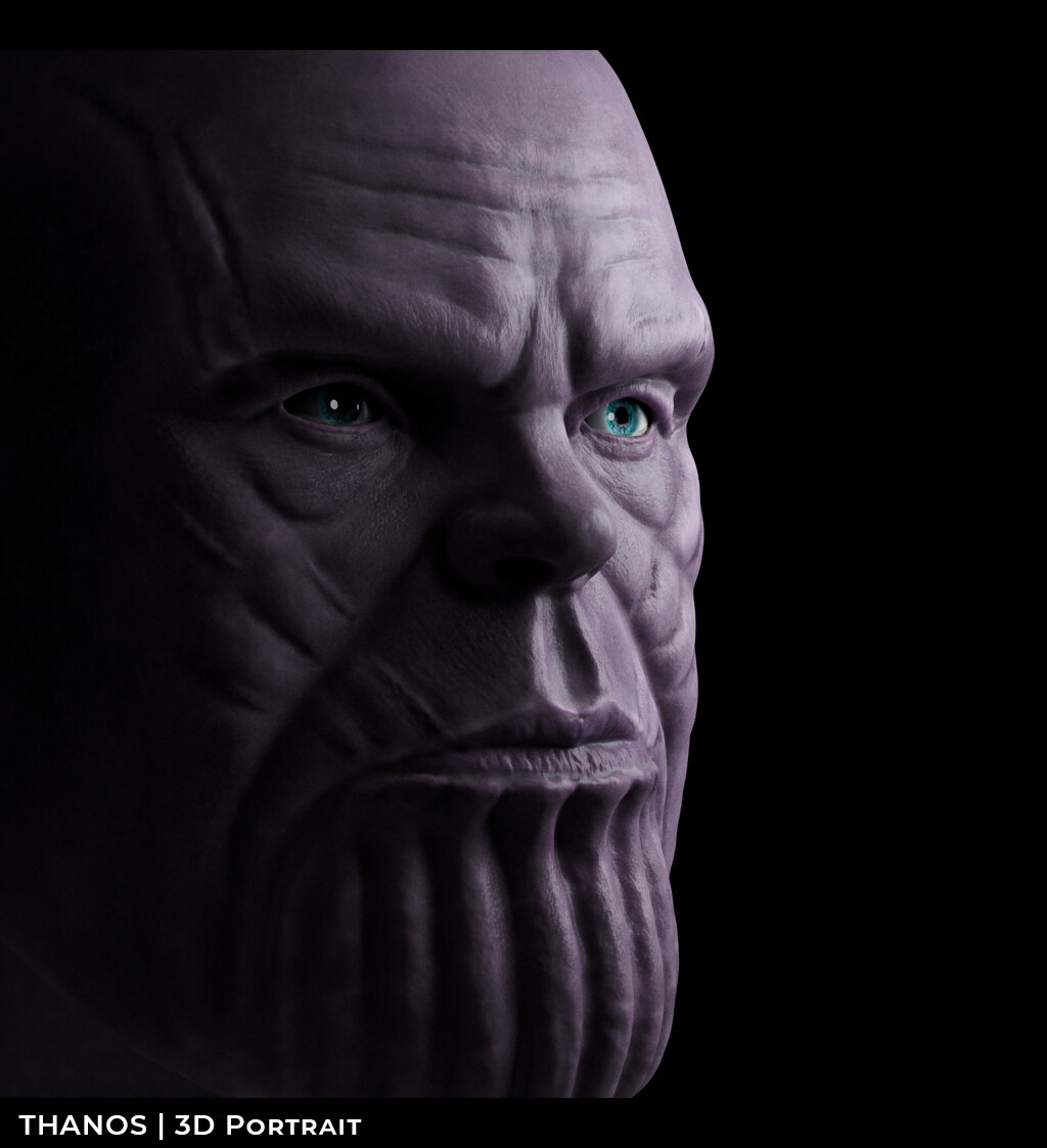 ArtStation - THANOS | 3D Portrait