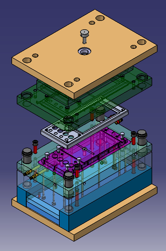 ArtStation - Design of Tools and Devices - seminar project - Making tool for Injection molding
