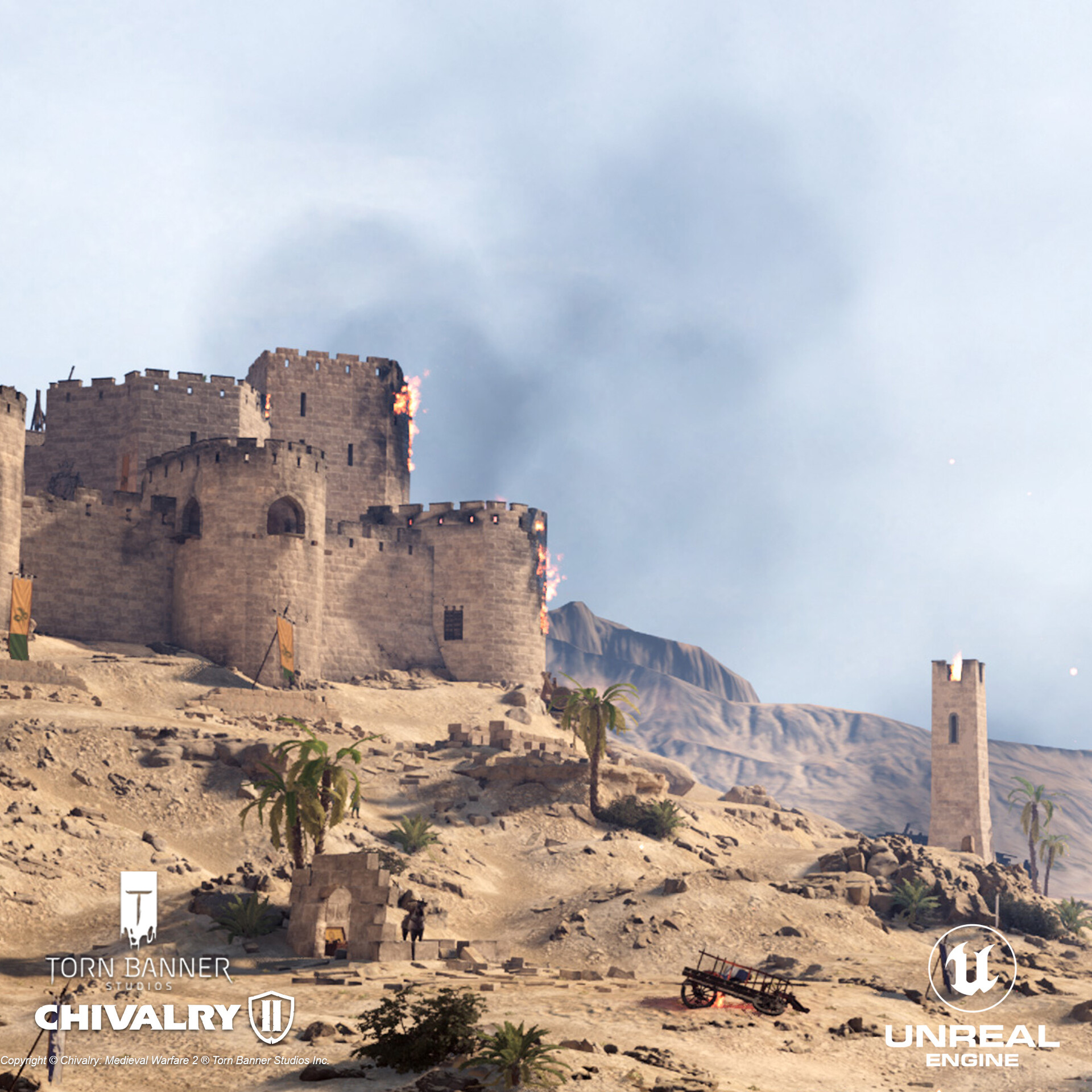 ArtStation - Chivalry 2: Montcrux Lighting