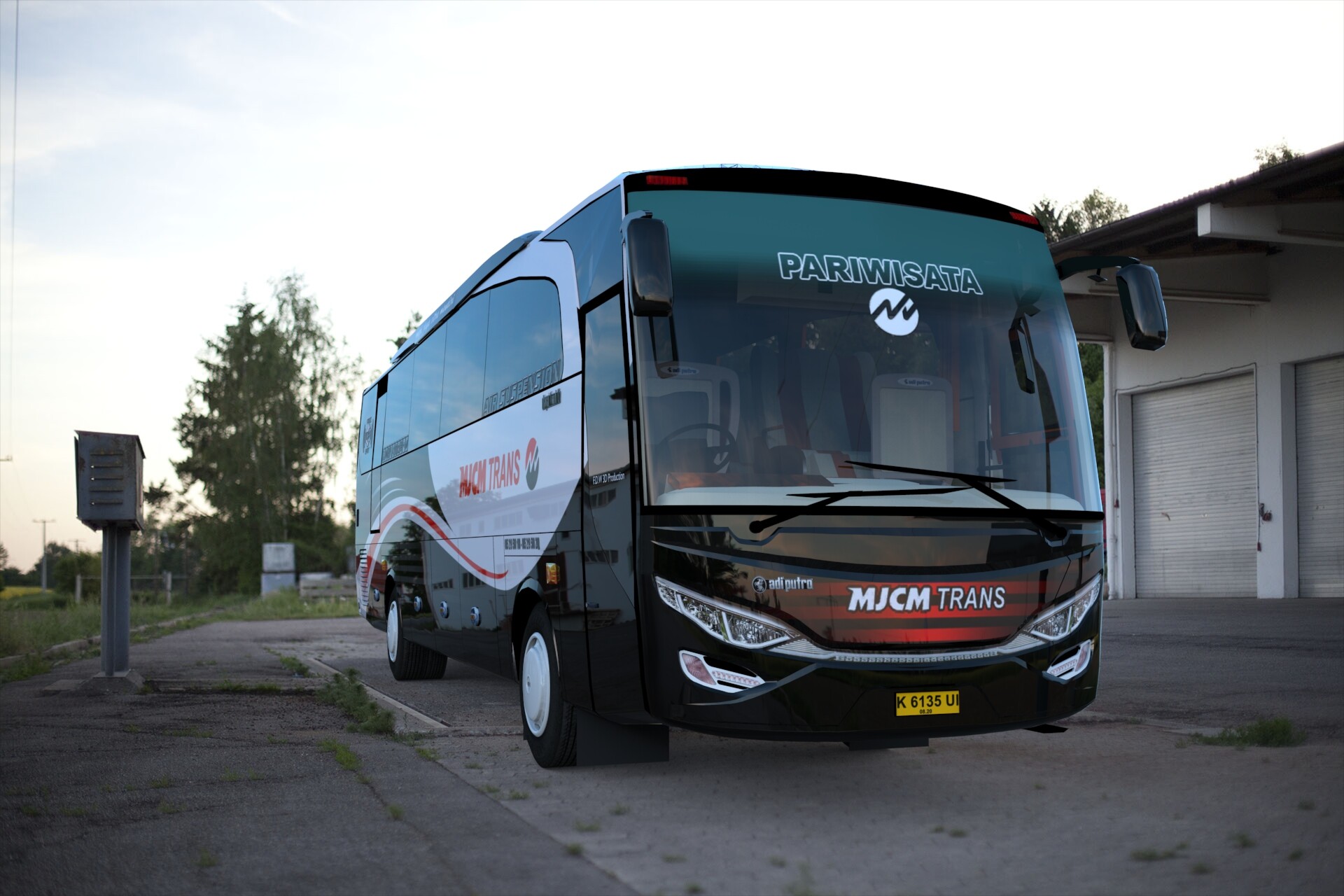 ArtStation - Adiputro Jetbus 2 HD