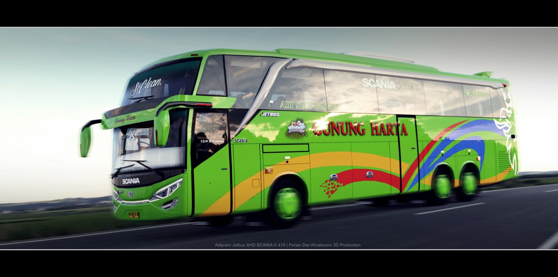 ArtStation - Adiputro New Setra Jetbus 2