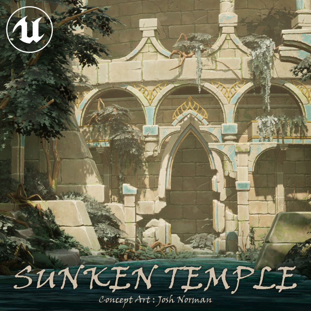 ArtStation - Sunken Temple