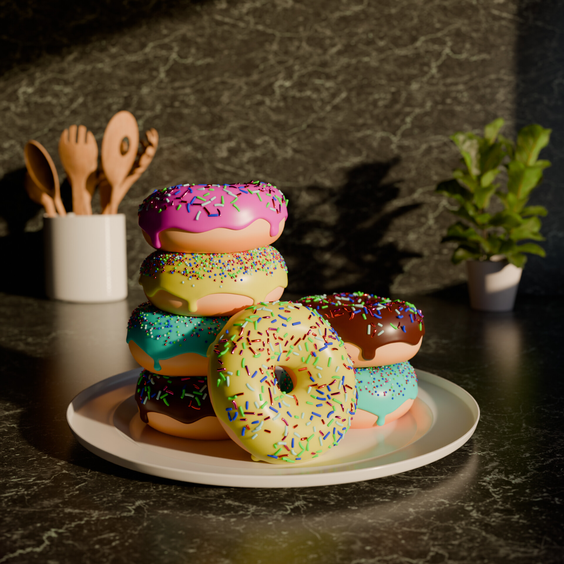 ArtStation - Donuts Being Rushed Animation