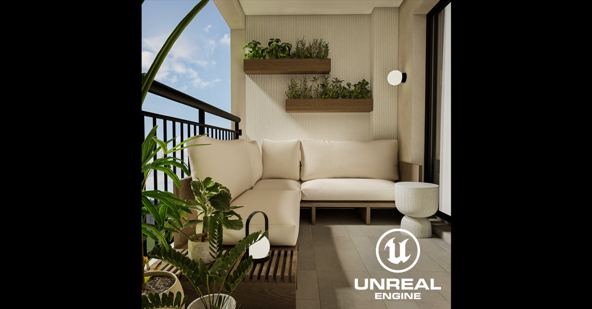 ArtStation - Balcony - Apt.17