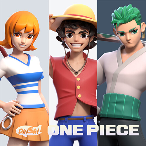 ArtStation - 3D Fan Art: One Piece Netflix