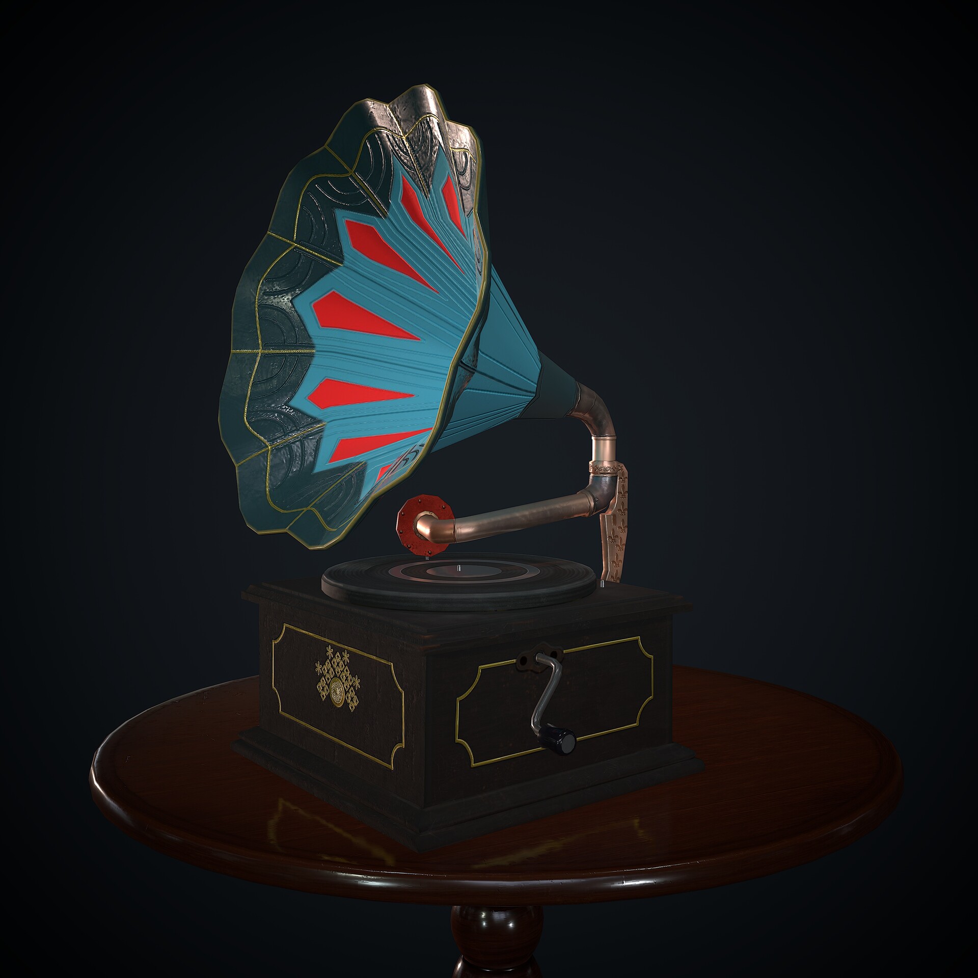 ArtStation - Stylized Gramophone
