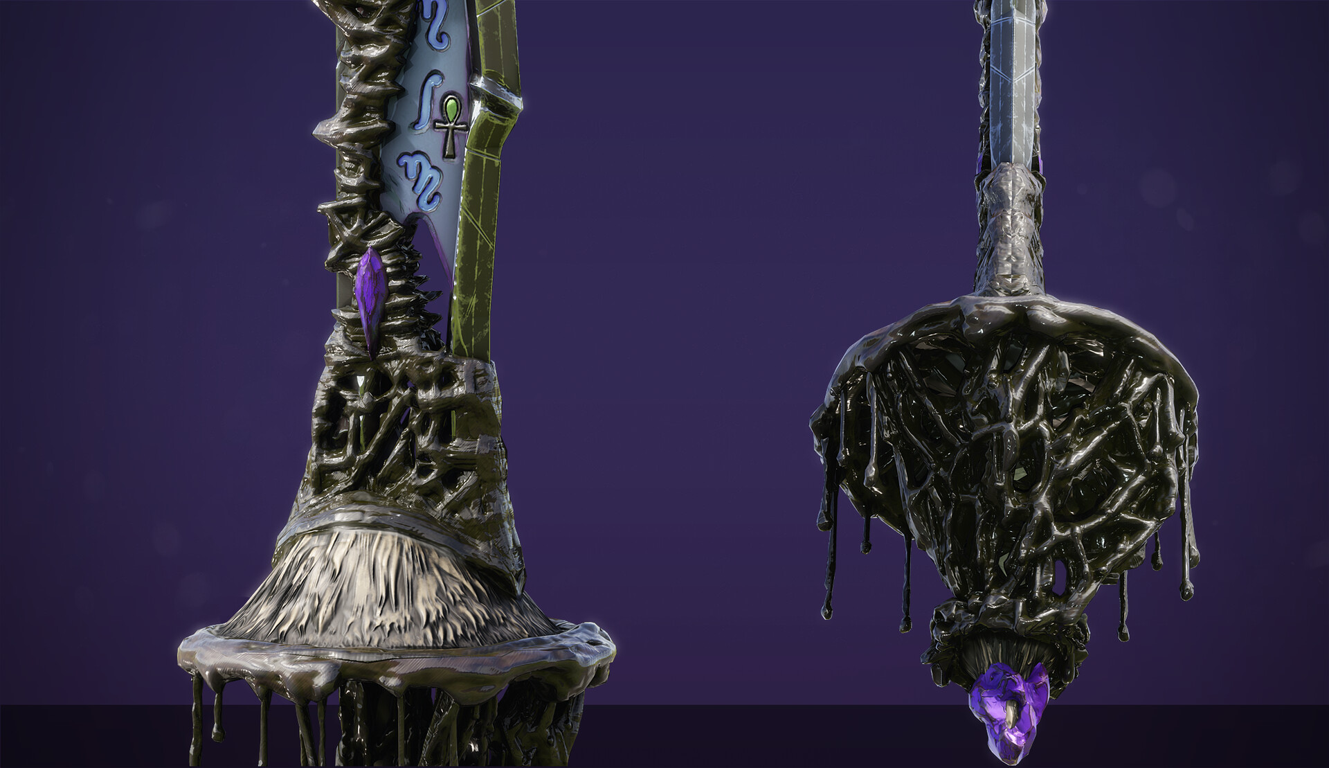 ArtStation - Inky Cap Witch Sword