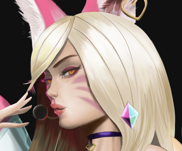 ArtStation - Ahri fan art
