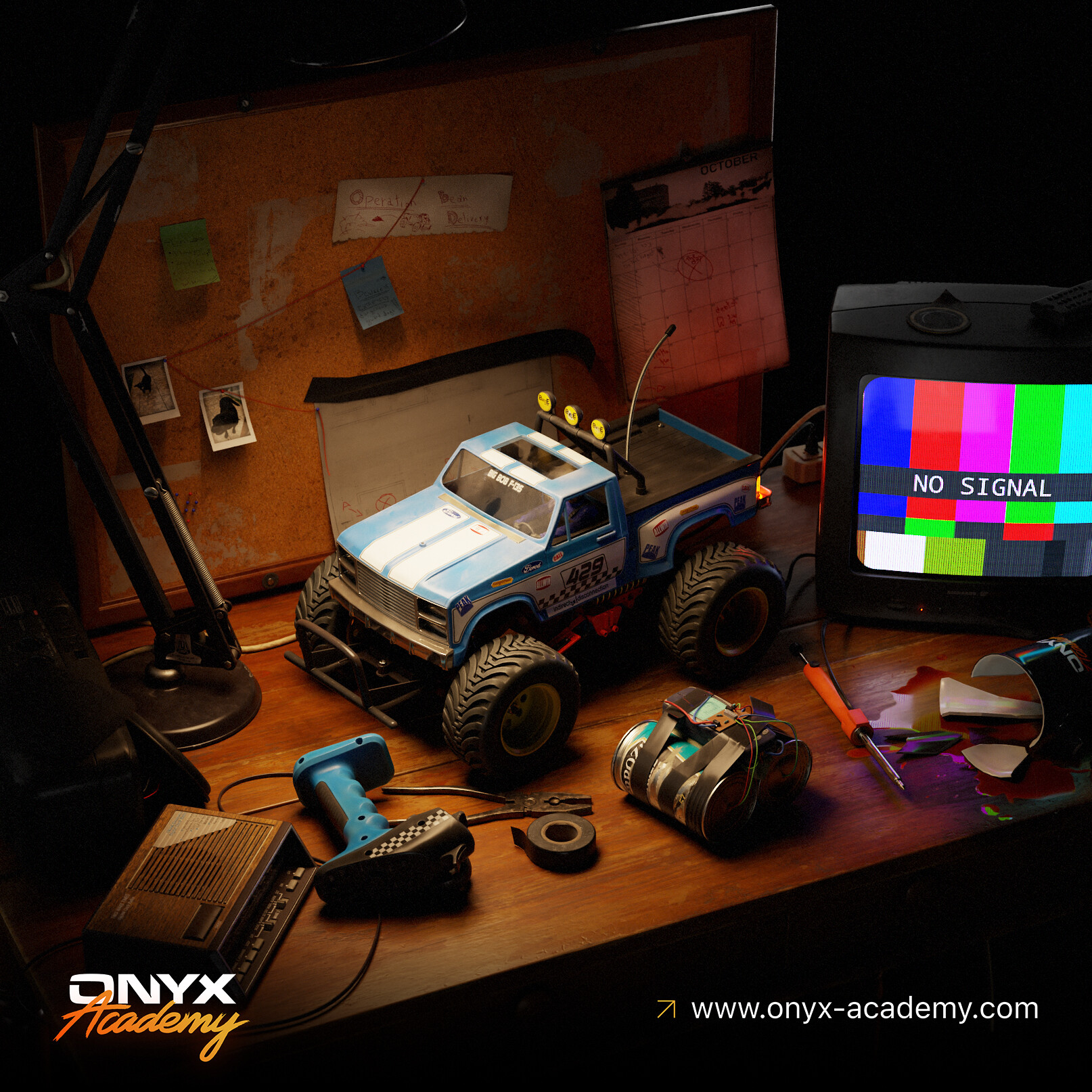 ArtStation - RC Bomb - Onyx Project Academy Project