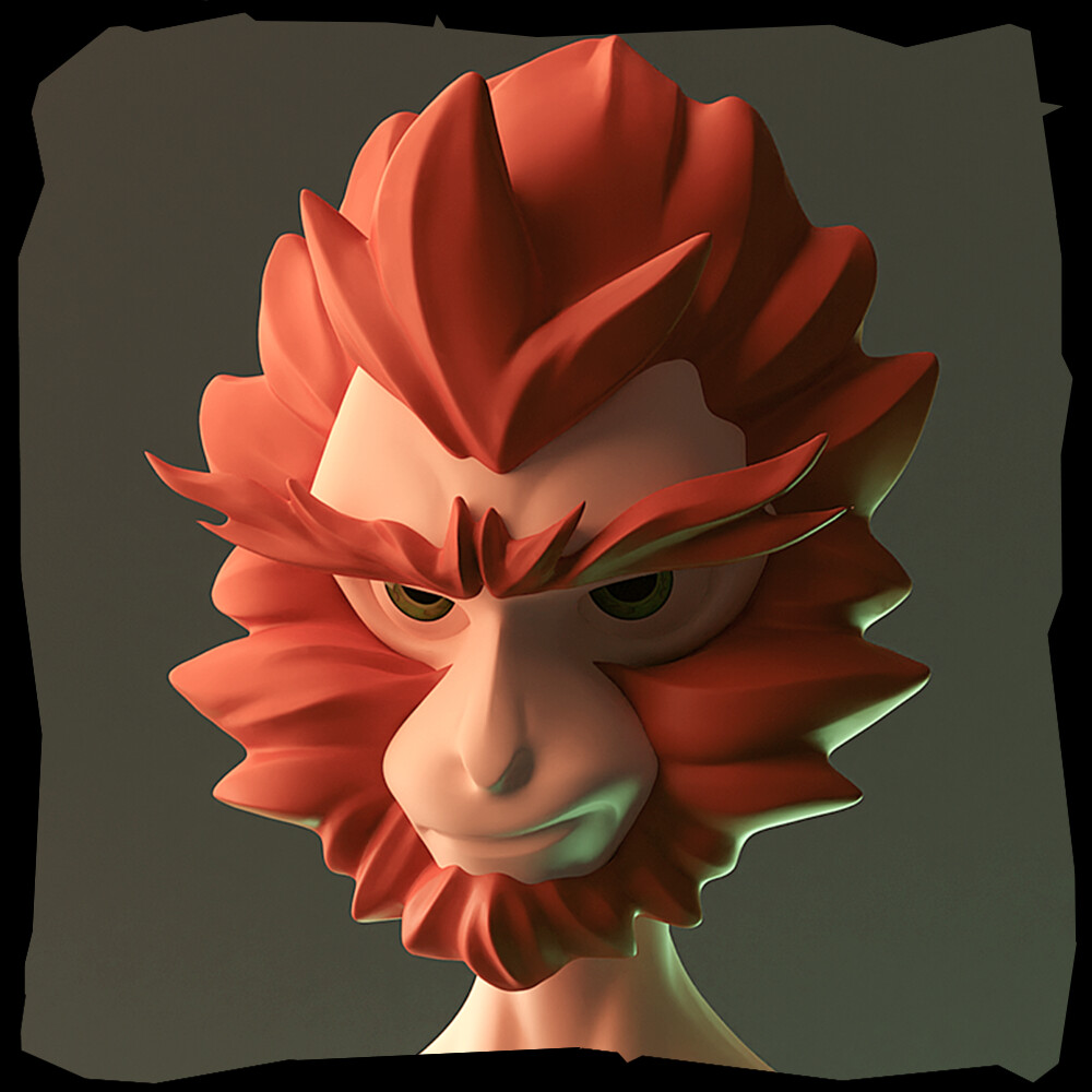 ArtStation - day 17 - monkey