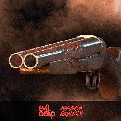 ArtStation - Ash's Boomstick - Evil Dead (Fan-made)