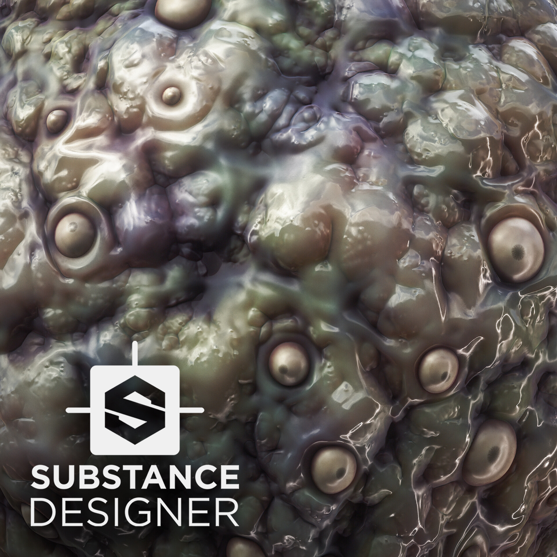 ArtStation - Parasitic Alien Flesh