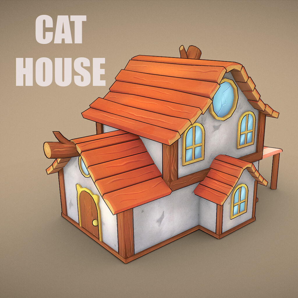 ArtStation - Cat HOUSE