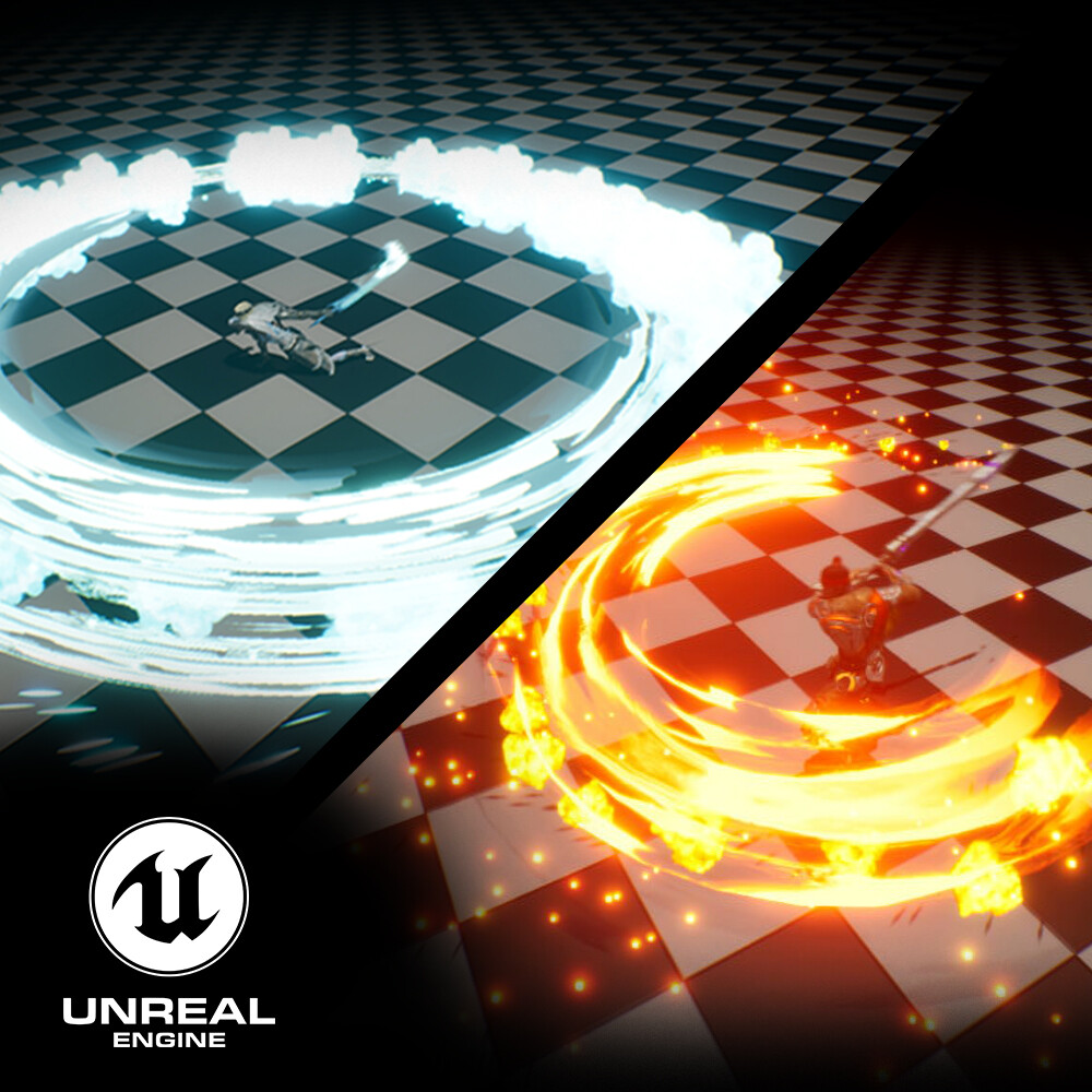 ArtStation - VFX - Elemental Slash