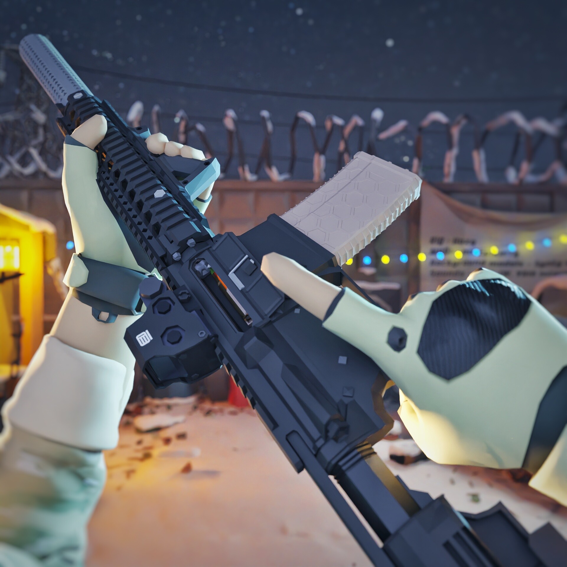 ArtStation - M4A1 First Person Animation